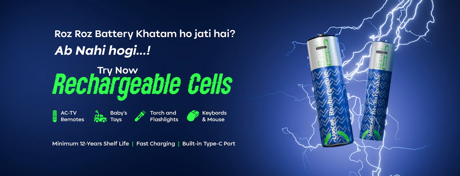 Rechargeable Cell Price in Pakistan | AA & AAA Batteries – Lion Cell